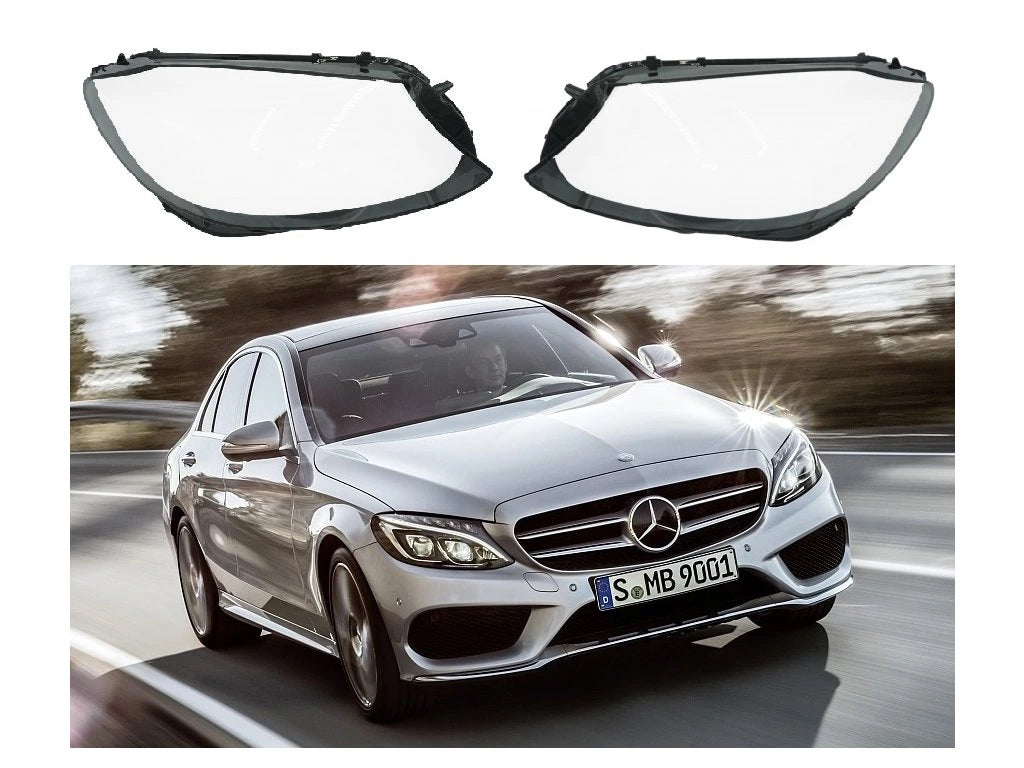 Mercedes Benz C W205 2014-2017 frontlykt-glass